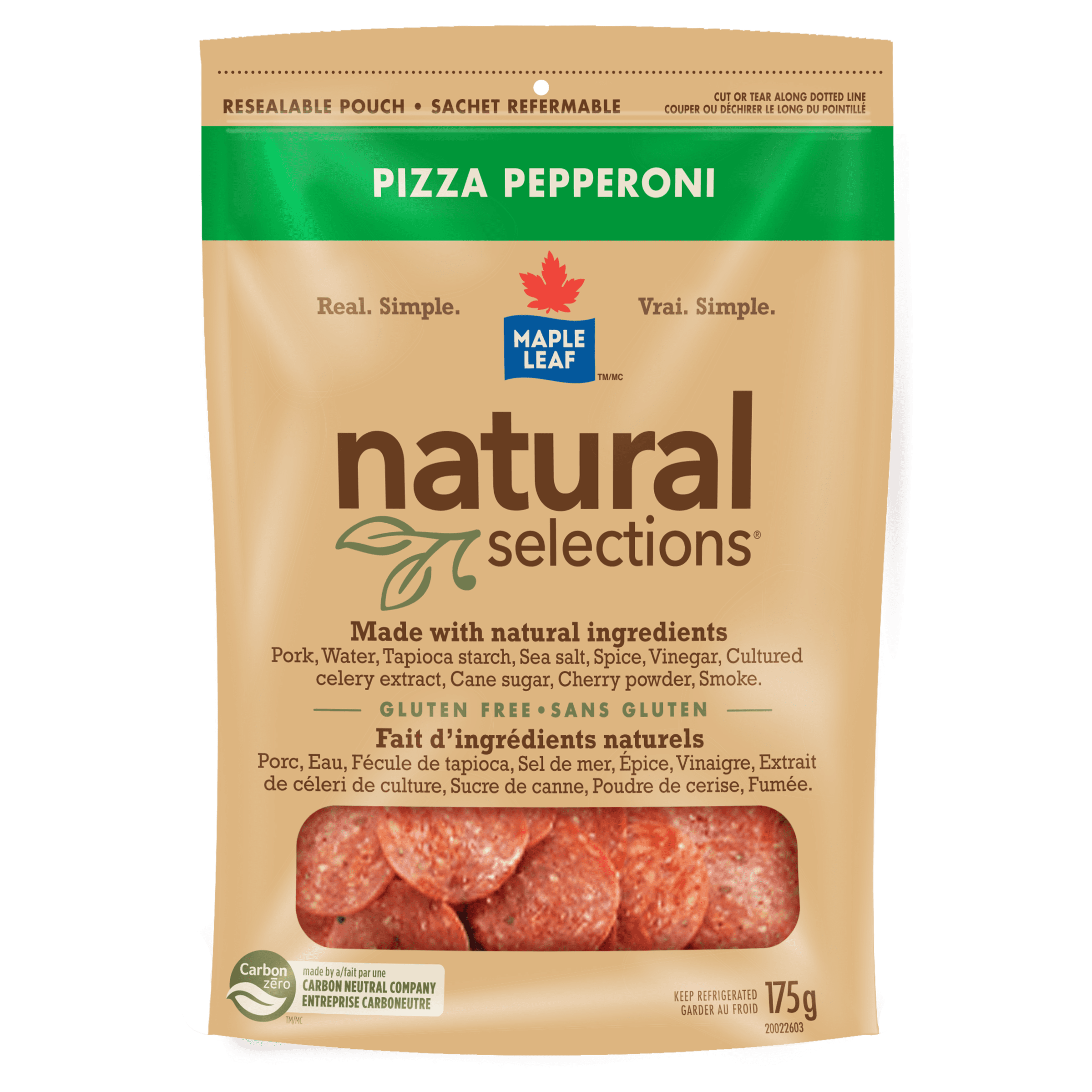 Pizza pepperoni Natural Selections® Maple Leaf® - Maple Leaf