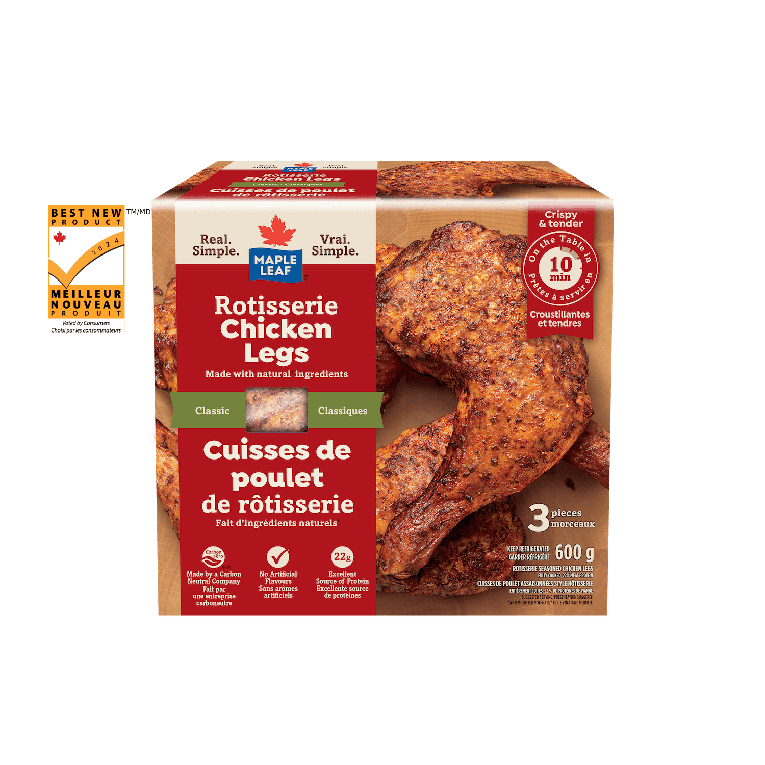 Maple Leaf® Rotisserie Chicken Legs - Maple Leaf